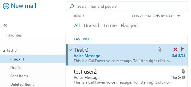 Cisco Connect User Voicemail Web Access Calltower Solutions Center